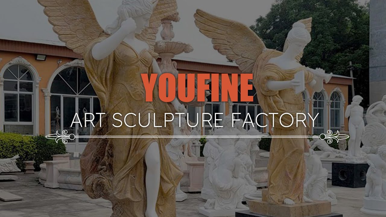 From Stone to Beauty: The Marble Angel Statue Transformation | Watch ...