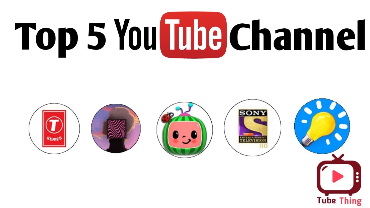 Top 5 YouTube channel in | Tube Thing | 2020 - YouTube