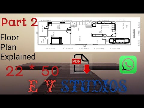 #22 FEET BY 50 FEET ( 122.22 Sq. Yrds ) PART 2 FIRST Floor Plan GET PDF ...