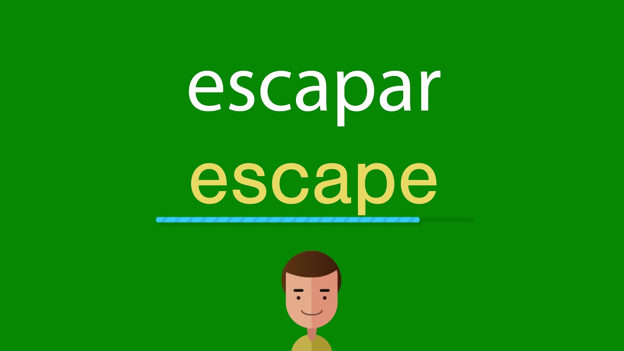Como dizer escapar em inglês - YouTube