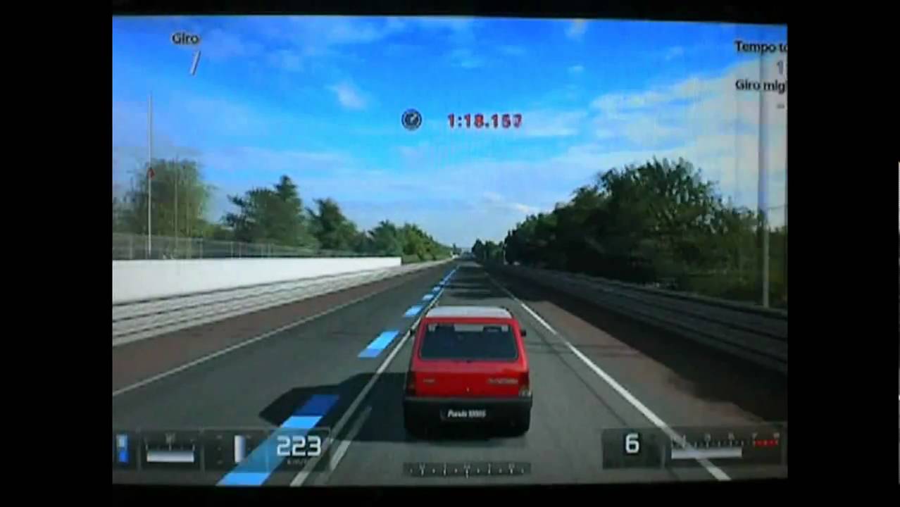 Top Speed Fiat Panda 238Km/h GT5(HD) - YouTube