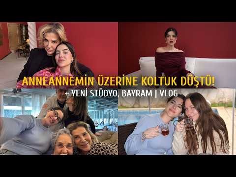 Anneannemin Üzerine Koltuk Düştü, Yeni Stüdyo, Bayram | Vlog