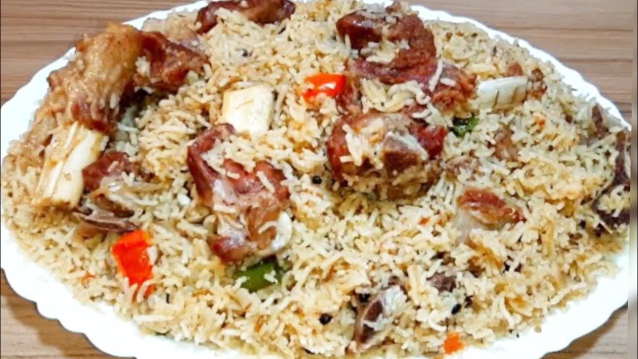 White Mutton Pulao! Juicy Mutton Yakhni Pulao!!Mutton Pulao Step by ...