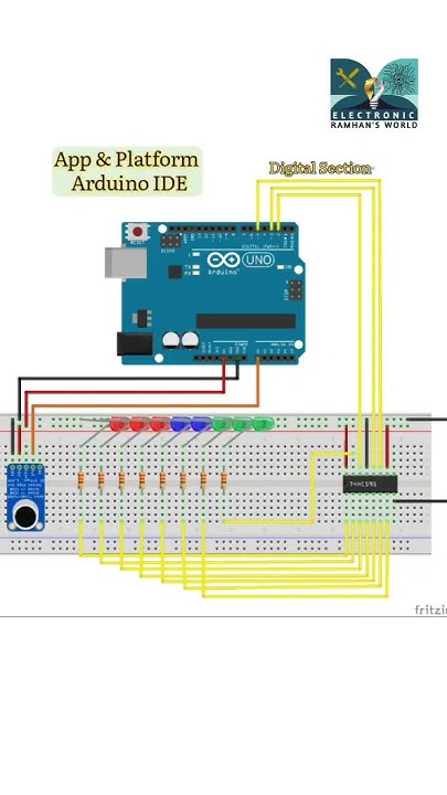 LED Disco Runs Use Arduino UNO Music Reactive Circuit | #short #video - YouTube