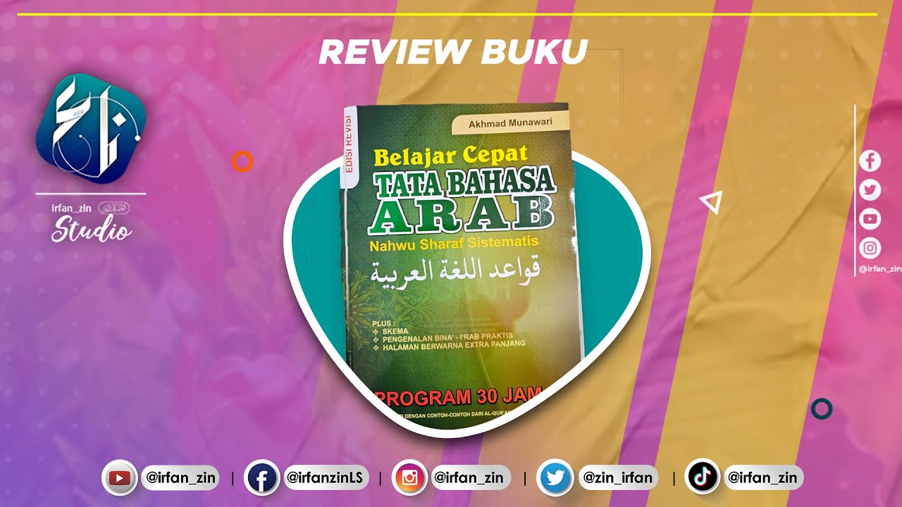 REVIEW KITAB 2 - BELAJAR CEPAT TATA BAHASA ARAB (Nahu & Sorof) - YouTube