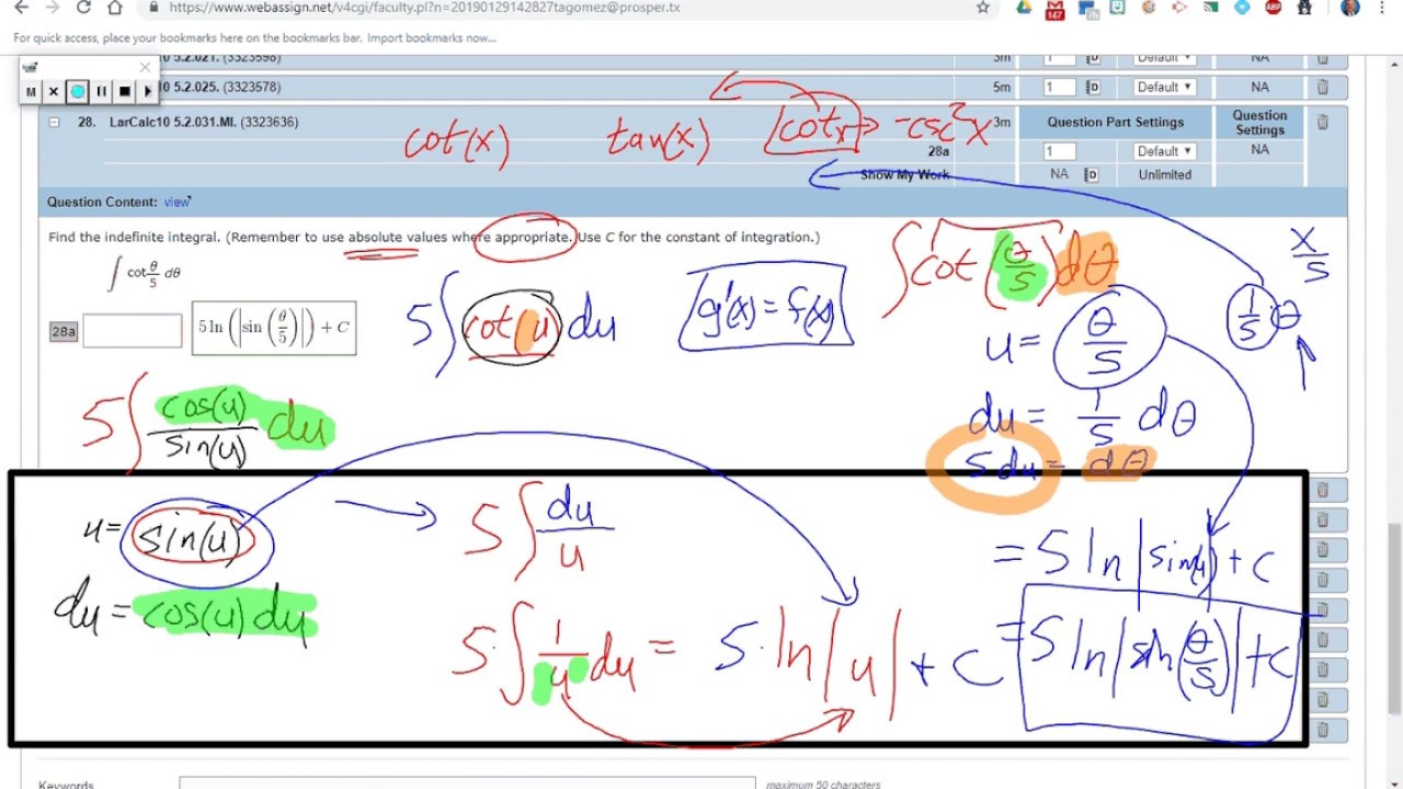 AP Calc AB | Unit 9 - 2nd FTOC, Functions Defined by Integrals, Natural ...
