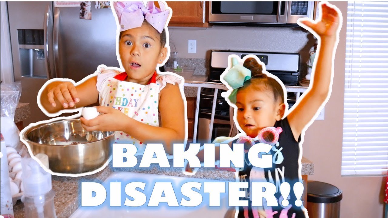 Kids baking DISASTER!! (FAIL! HUGE MESS!) || DAY 237 - YouTube
