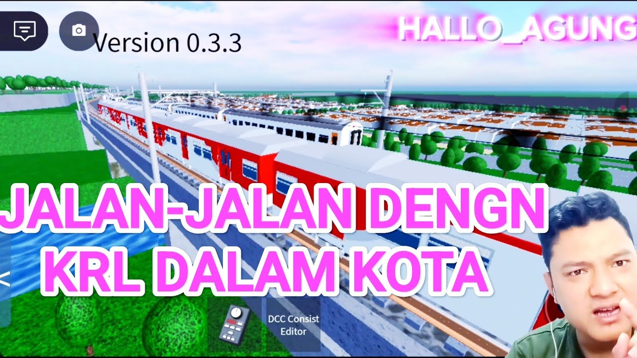 JALAN-JALAN MENGGUNAKAN KRL KELILING KOTA | ROBLOX - YouTube