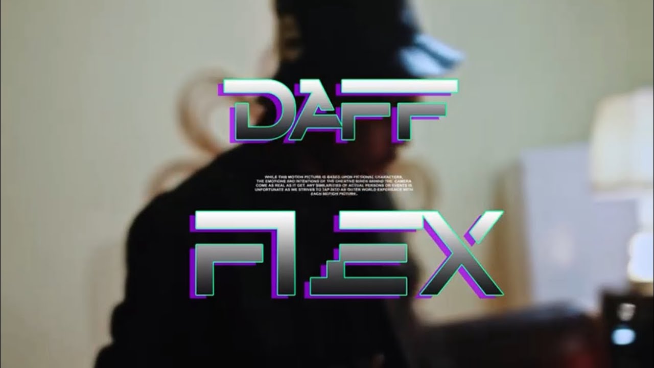 Daff - Flex (Official Visualizer Lyrics Video) - YouTube