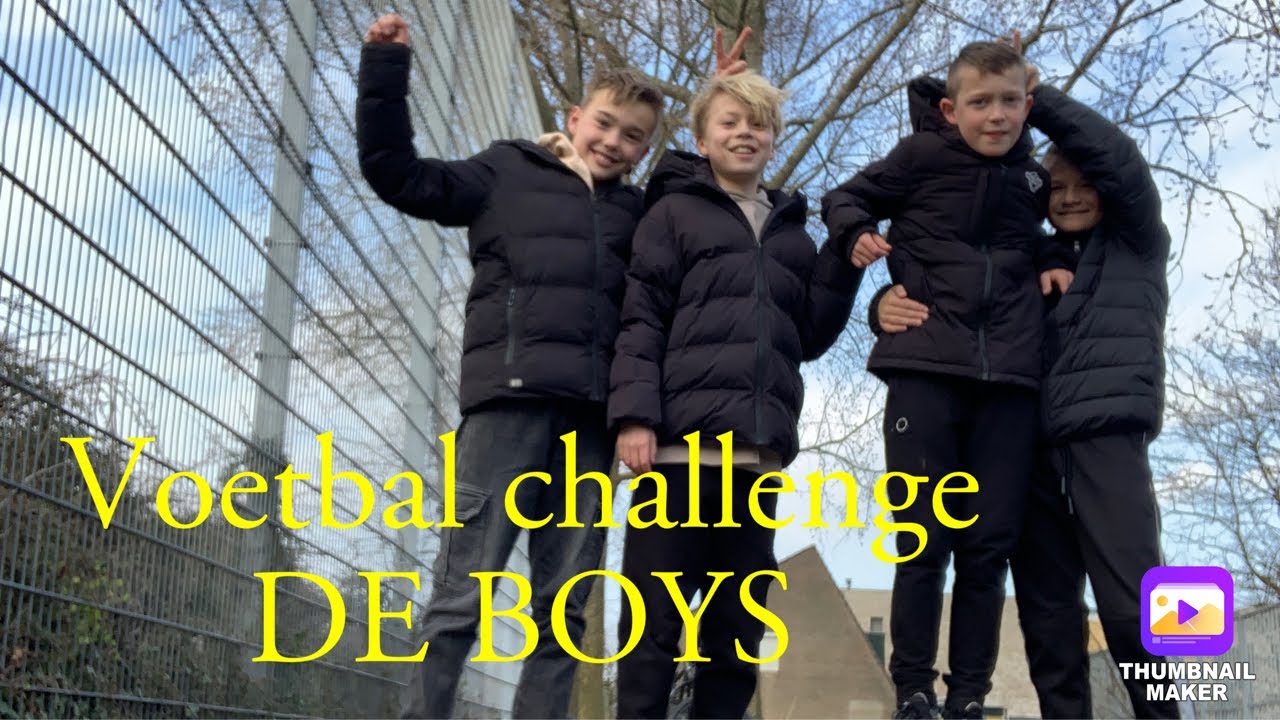Voetbal challenge DE BOYS - YouTube