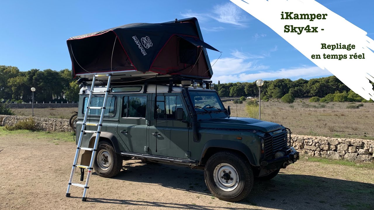 iKamper Sky4X - REPLIER la TENTE de TOIT - DÉMO EN TEMPS RÉEL sur ...
