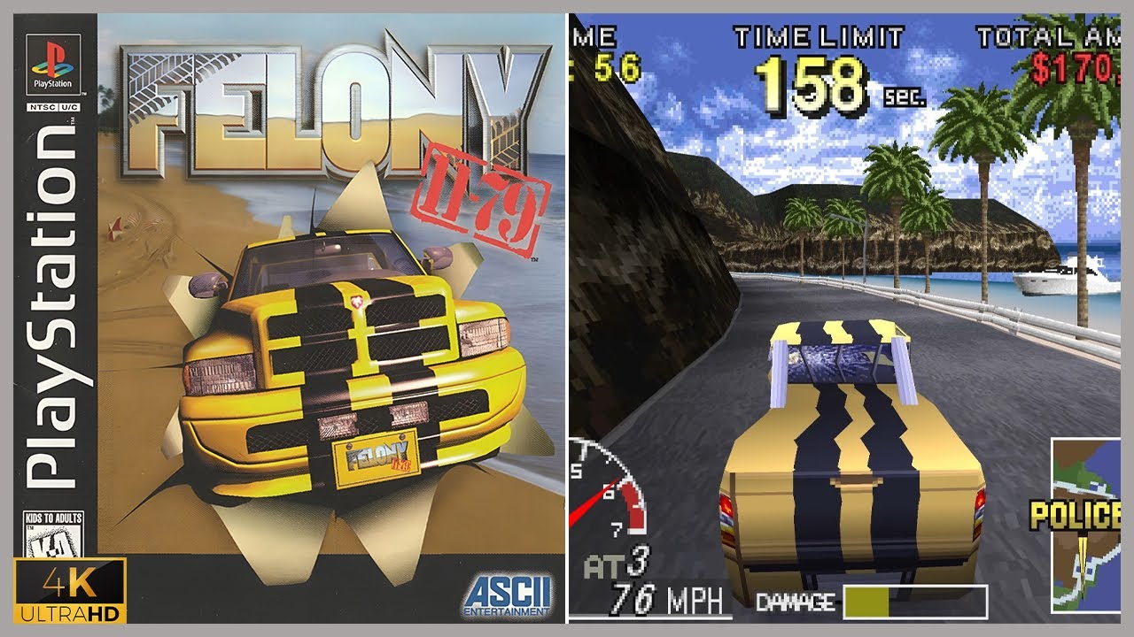 PS1 First Look [238] | Felony 11-79 (US) (1997) | 4K 2160p - YouTube