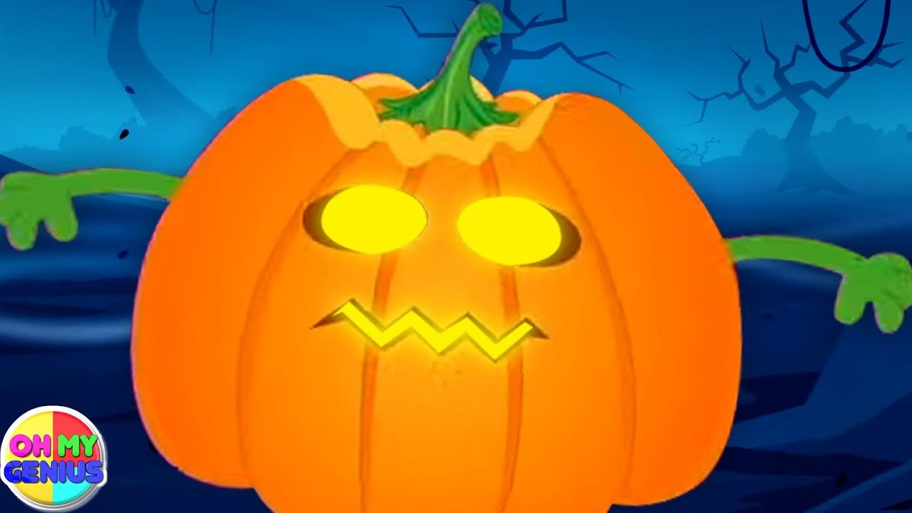 Five Little Pumpkins, Halloween Rhyme and Kids Scary Songs - YouTube