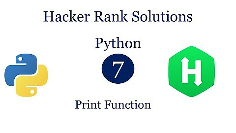 Hacker Rank solutions python - YouTube