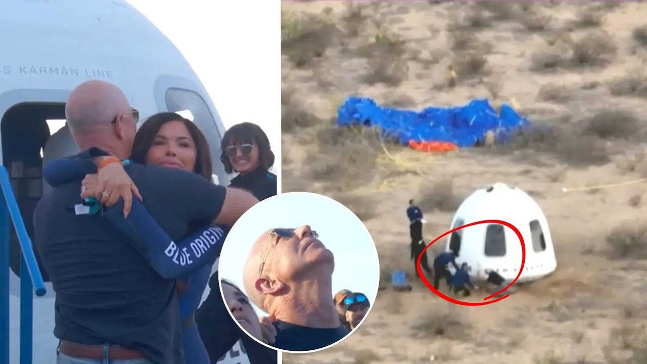 Jeff Bezos Face-Plants While Greeting Fiancée Lauren Sánchez After ...
