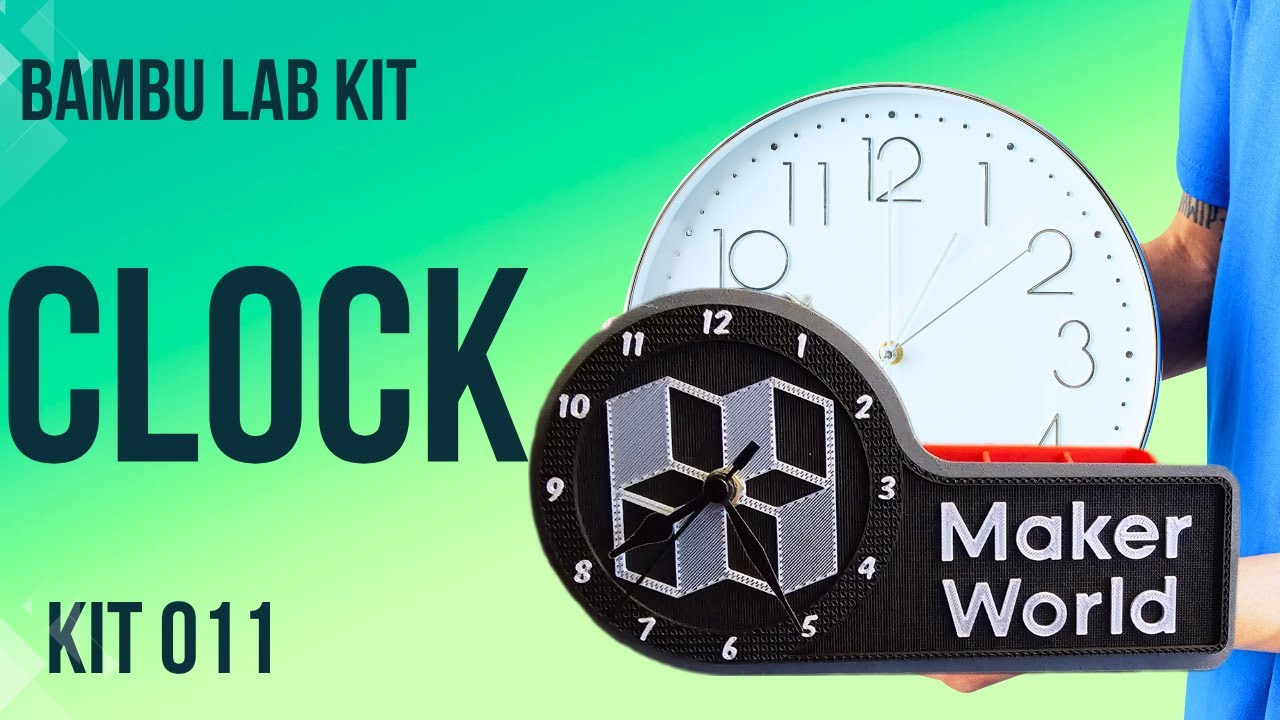 Maker World Clock Kit Clock Components 011 - YouTube