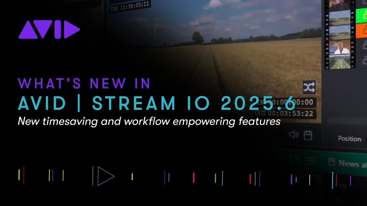 Avid | Stream IO 2025.6 新機能紹介 - YouTube