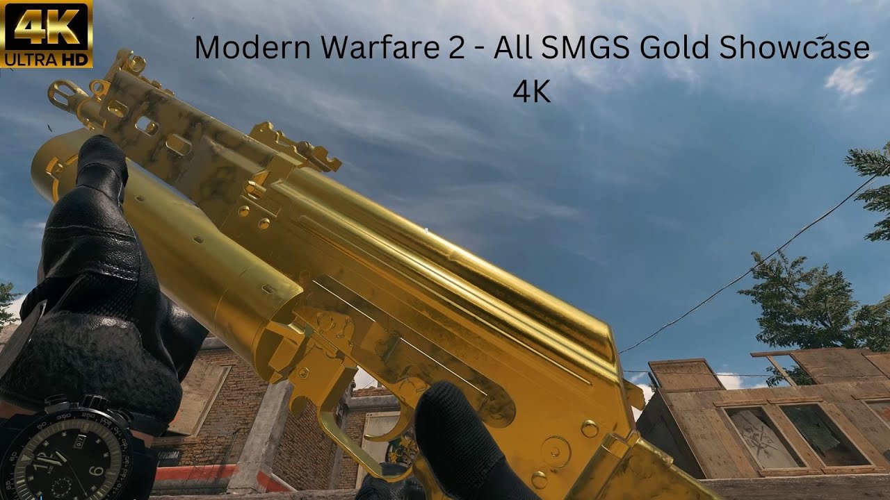 Modern Warfare 2 - All SMGS Gold Showcase 4K - YouTube
