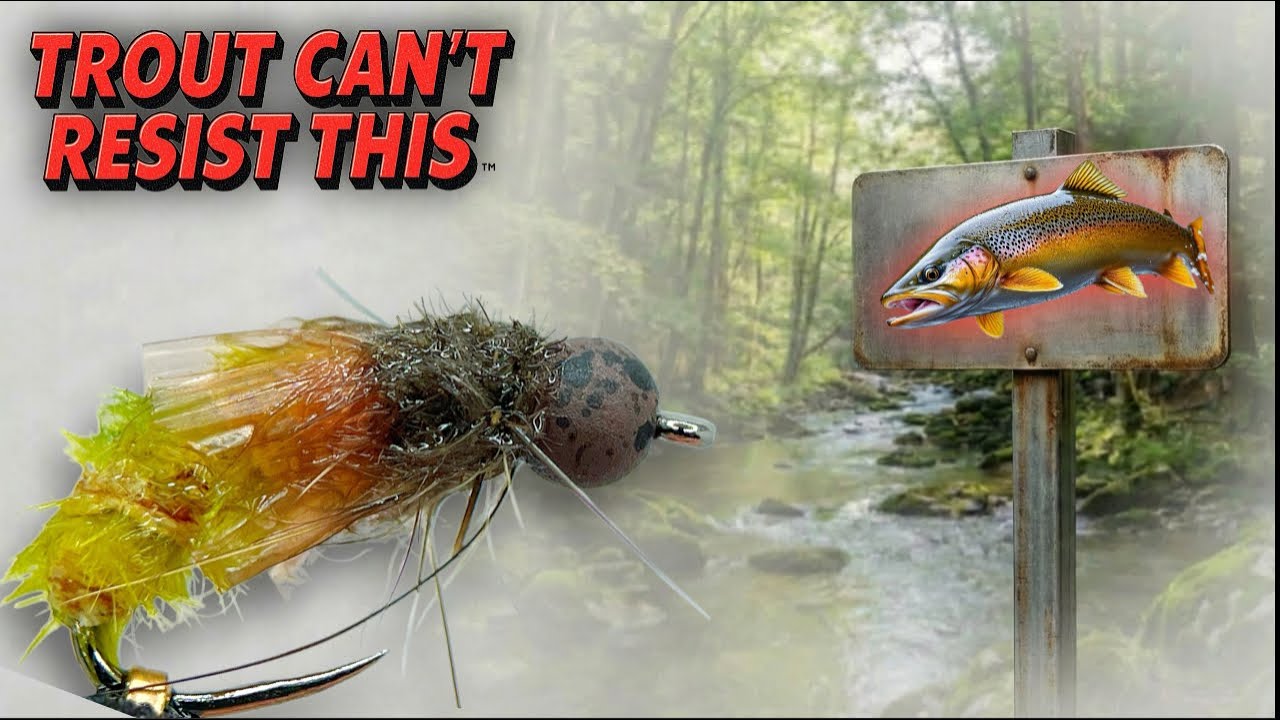 Foam Body Caddis Pupa - The Fly You NEED for BIG Trout - YouTube