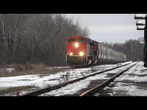Railfanning the CN in Central Wisconsin featuring IC and GTW heritage units January 28, 2024 ...