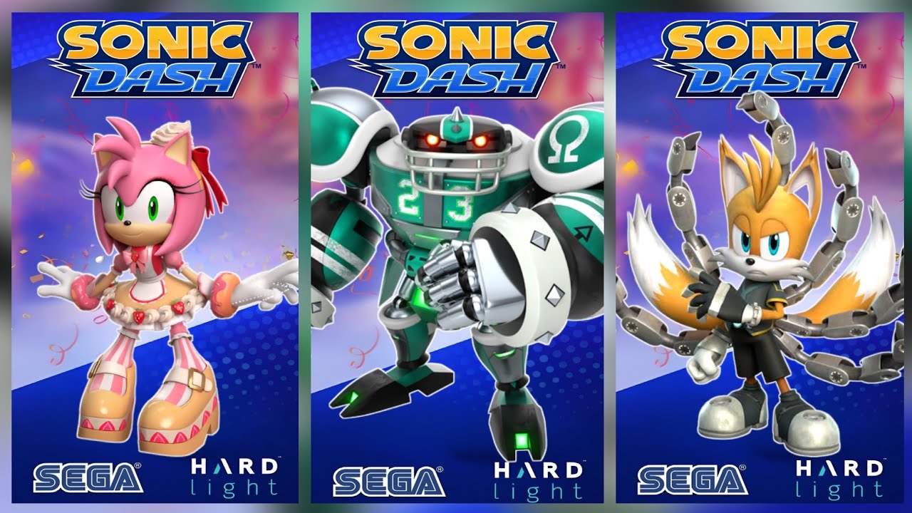 Dulce Amy 🆚 Linebacker Omega 🆚 Tails Nine Vs All Bosses Zazz Eggman All ...