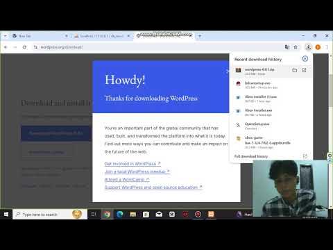 tutorial install wordpress using xampp - YouTube