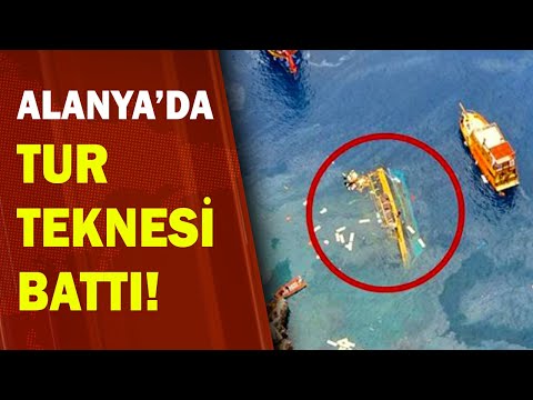 Alanya’da Tur Teknesi Battı! / A Haber | A Haber