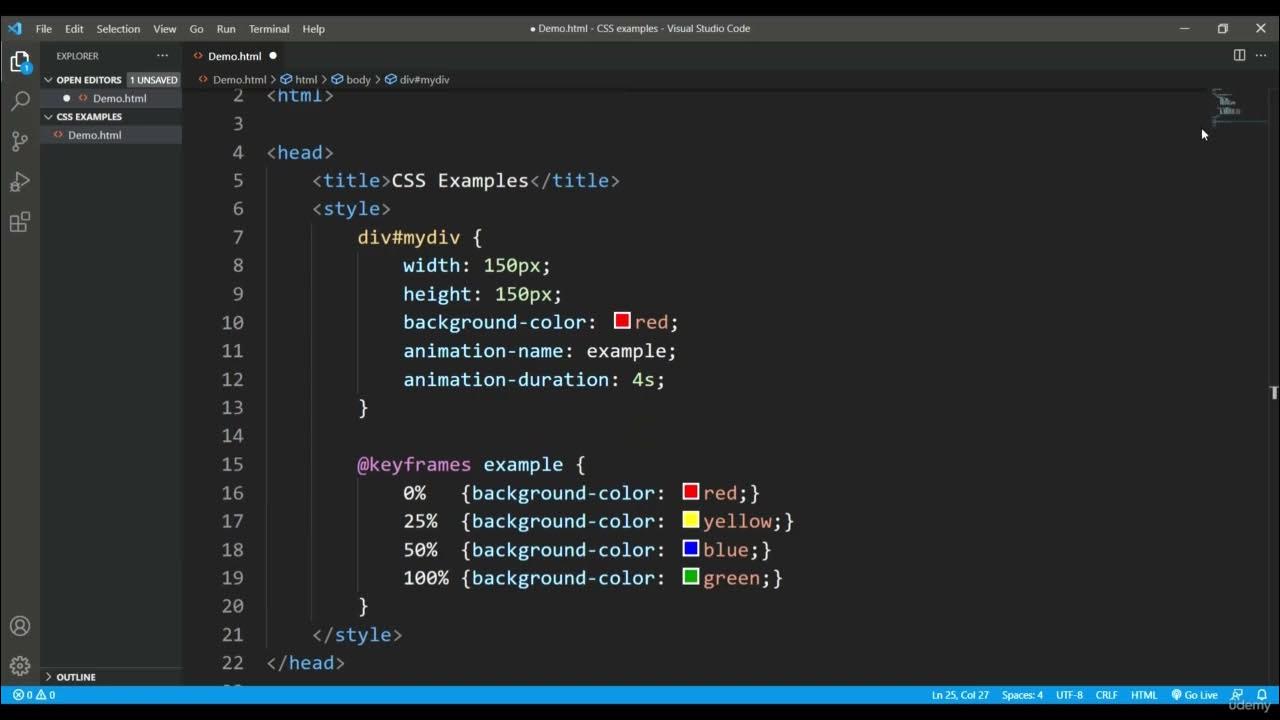 7 CSS Animation - YouTube