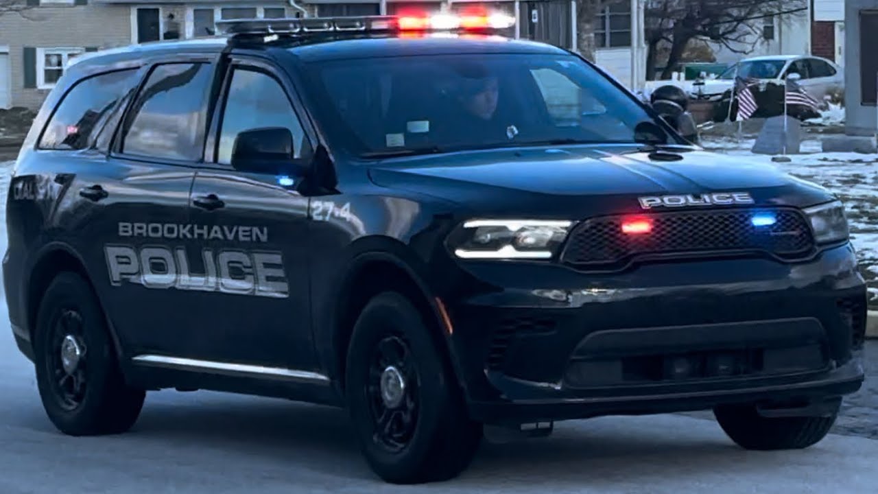 Brookhaven Police Department 27-4 & 27-6 Responding 2-17-24 - YouTube