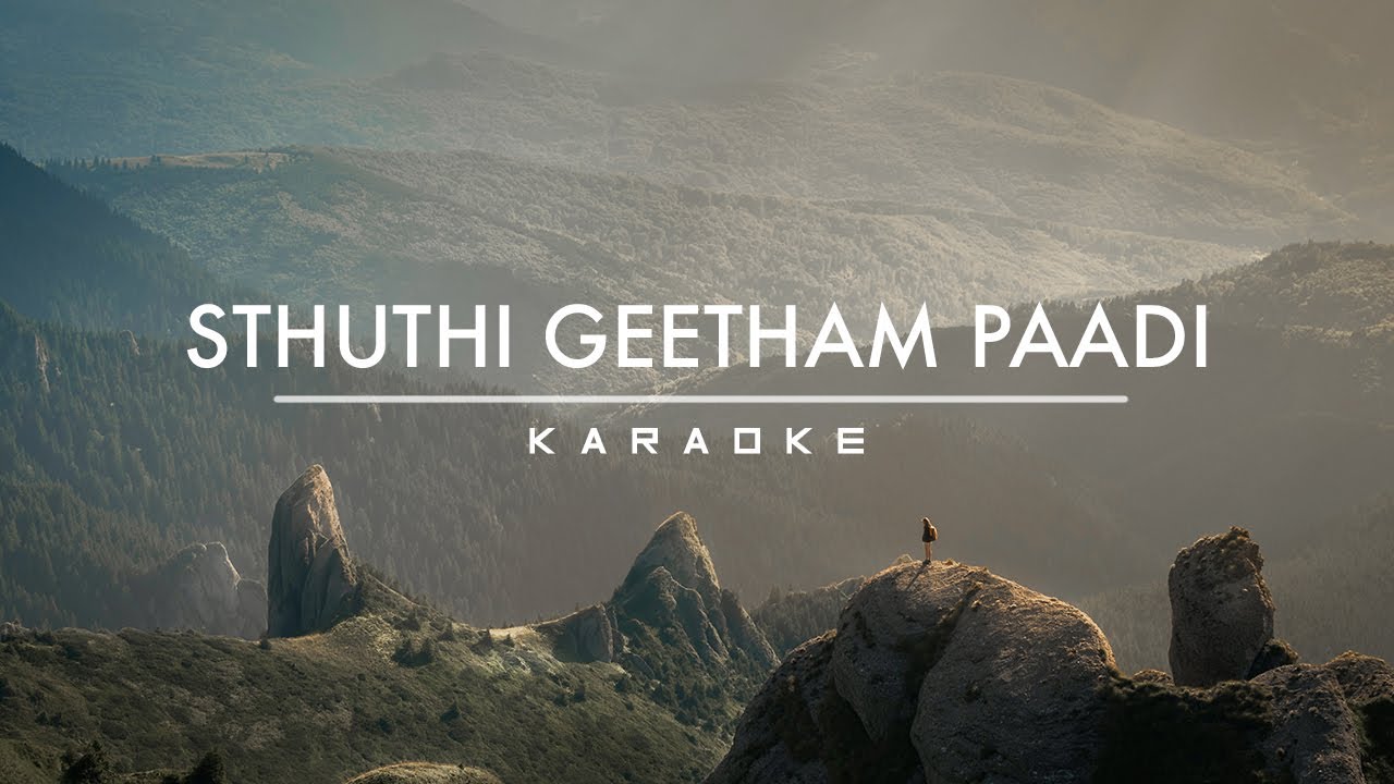Karaoke | Sthuthi Geetham | 7 Trumpets - YouTube