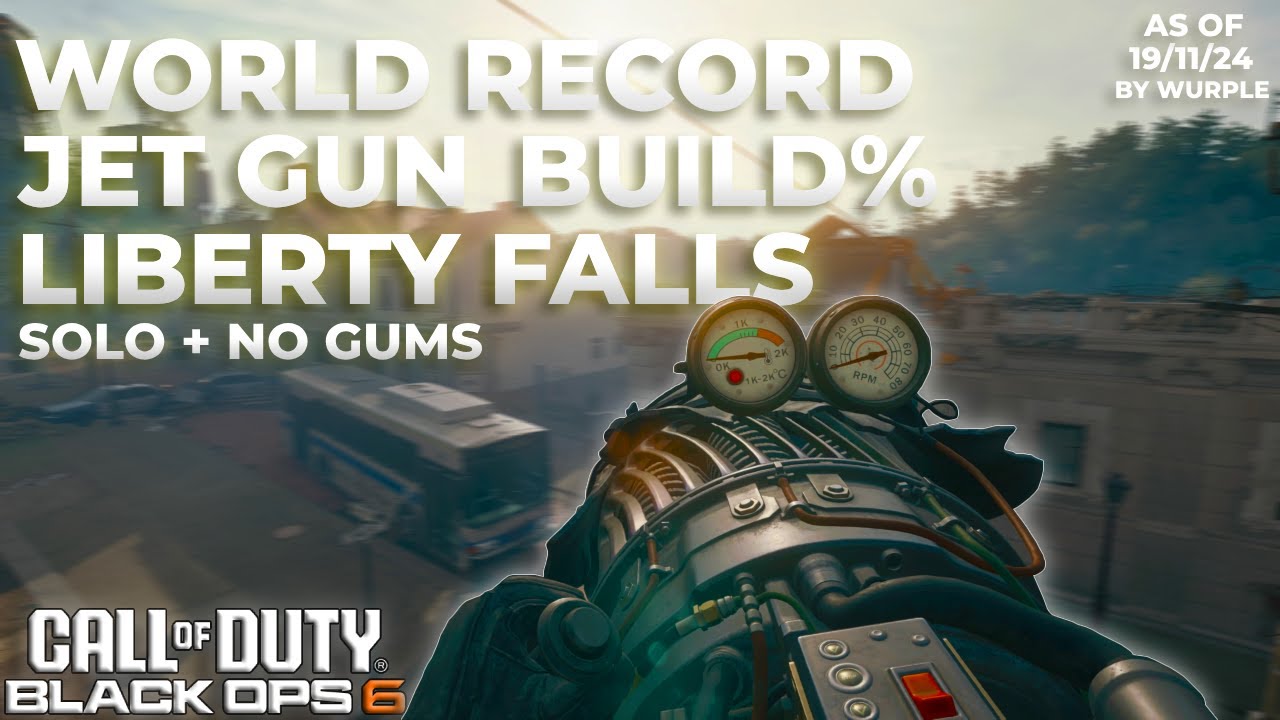 Black Ops 6 Speedrun Jet Gun Build% - World Record [Former*] 4:43.81 ...