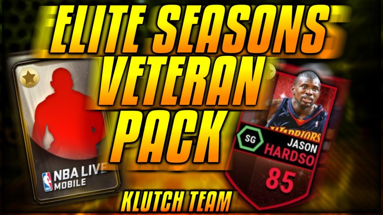 ELITE SEASON VETERAN PACK! NEW PULL! NBA LIVE MOBILE! - YouTube