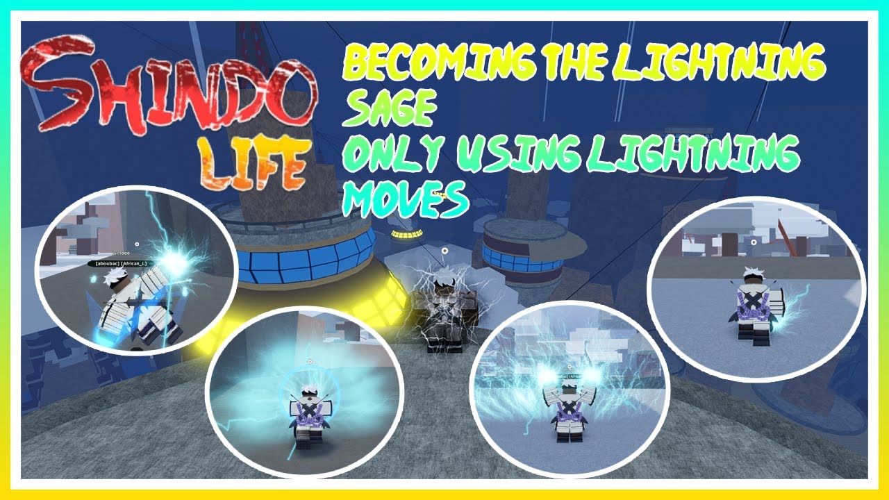 Roblox Shindo life: Becoming the Lightning Master only using Lightning ...