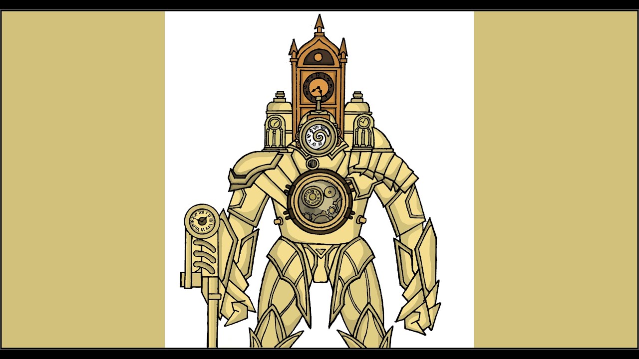How To Draw Titan Clock Man | Skibidi Toilet Mutiverse - YouTube