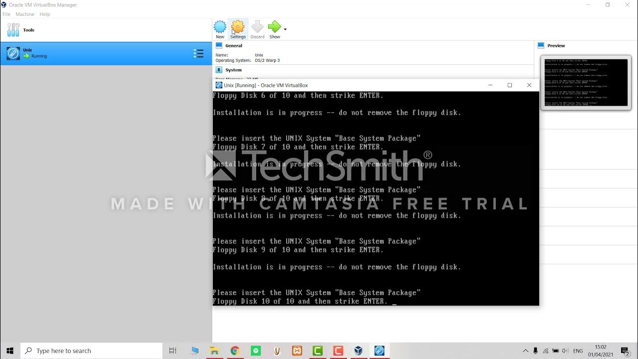 Installation of Unix with virtual machine | AT&T UNIX System V | VirtualBox - YouTube