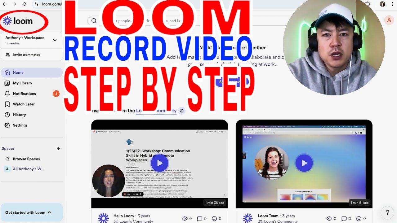 How To Record Loom Video In Chrome 🔴 - YouTube
