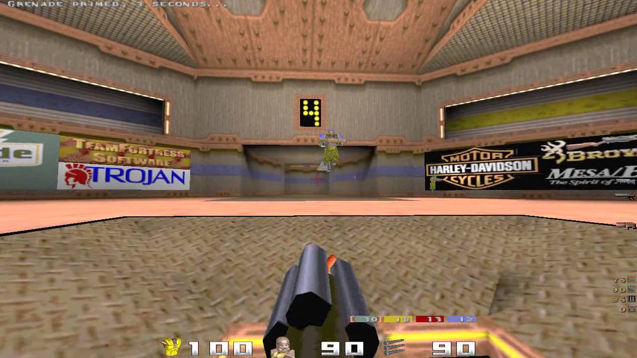 Quake Team Fortress (QWTF) - TearsCON SpazBall Match II - YouTube