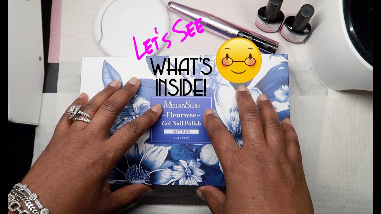 DIY Introducing Melody Susie's Fleurwee Gel Nail Gift Box! #101 - YouTube