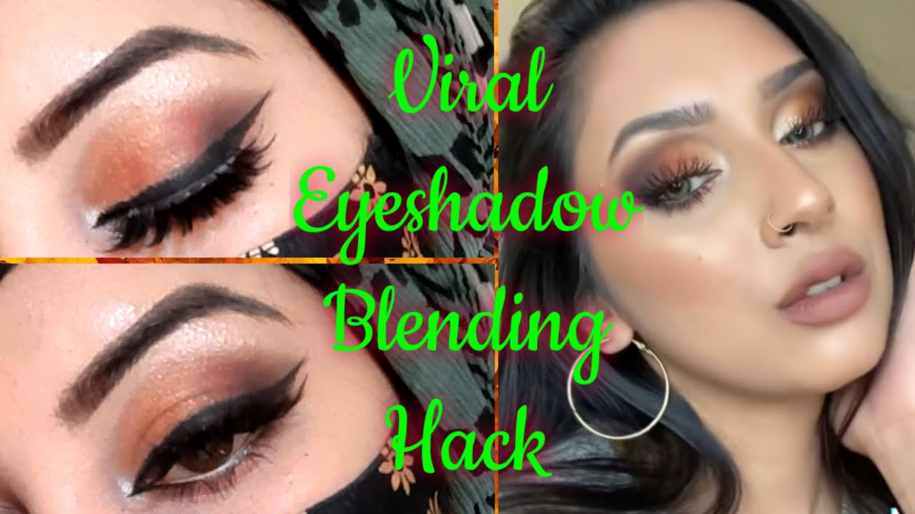 Viral Eye shadow hack | Tiktok Viral Eye shadow blending hack | - YouTube