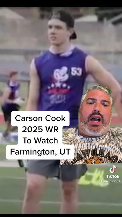 Carson Cook 2025 WR To Watch Farmington, UT #coachschuman #footballrecruiting #footballtiktok ...