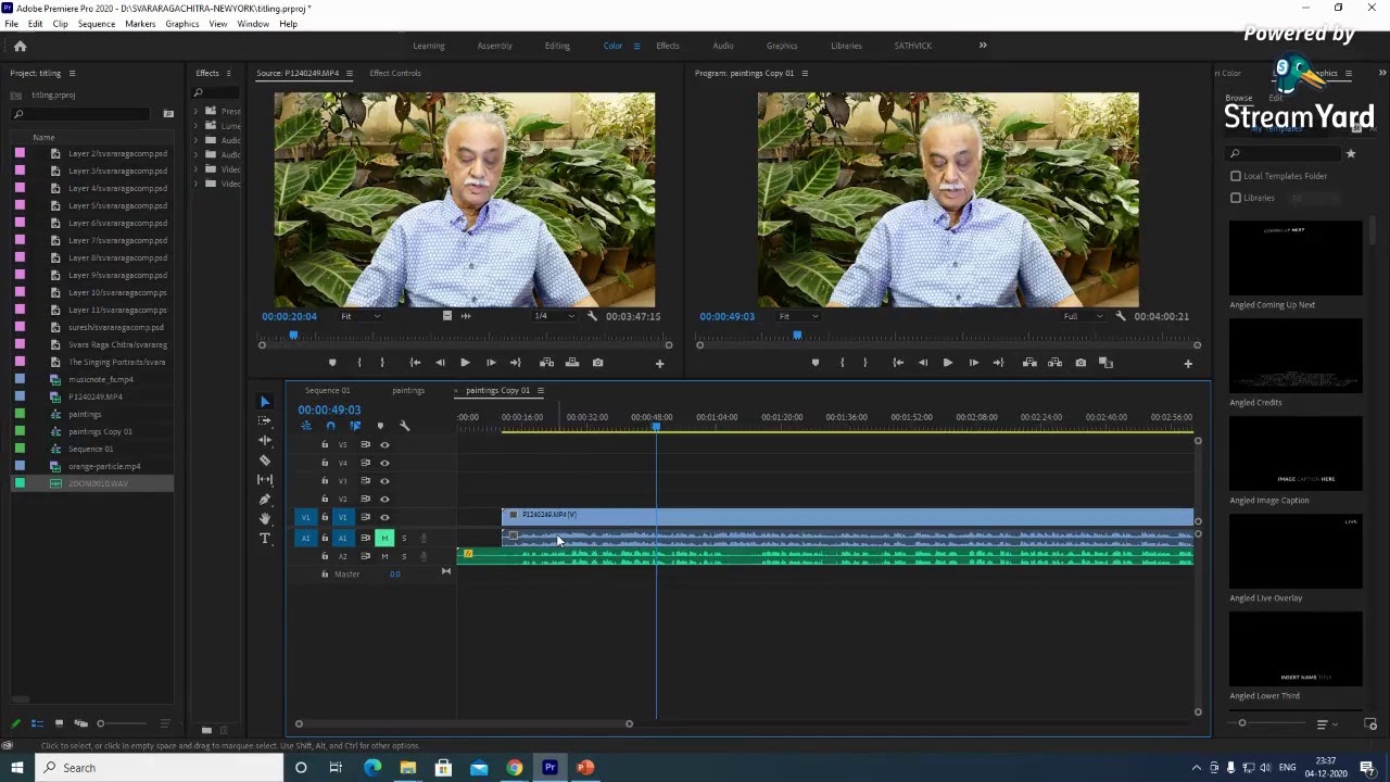 Synchronizing Video and Audio - YouTube