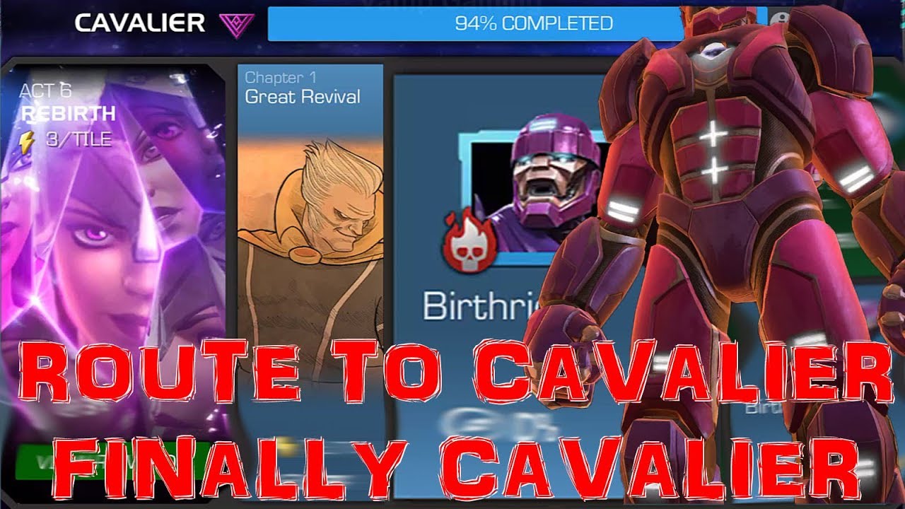 MCOC: Route To Cavalier Story Quest Act 6.1.6 Boss Sentinel - YouTube