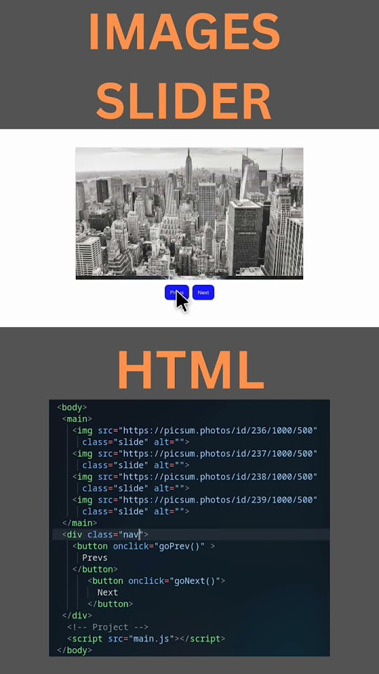 Images Slider Using Html Css Js Code Coder Viral Imageslider Codinglife Short Mobilecoder