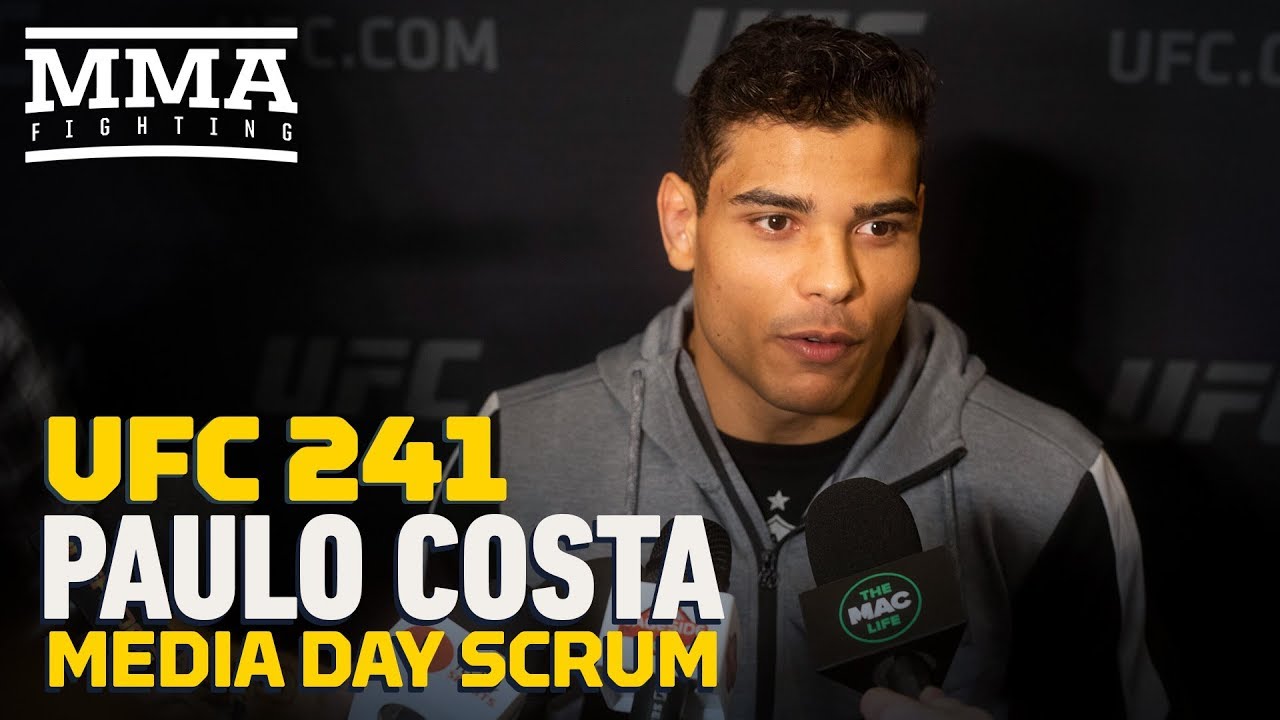 UFC 241: Paulo Costa Says Fight With Yoel Romero Is 'Personal' After ...