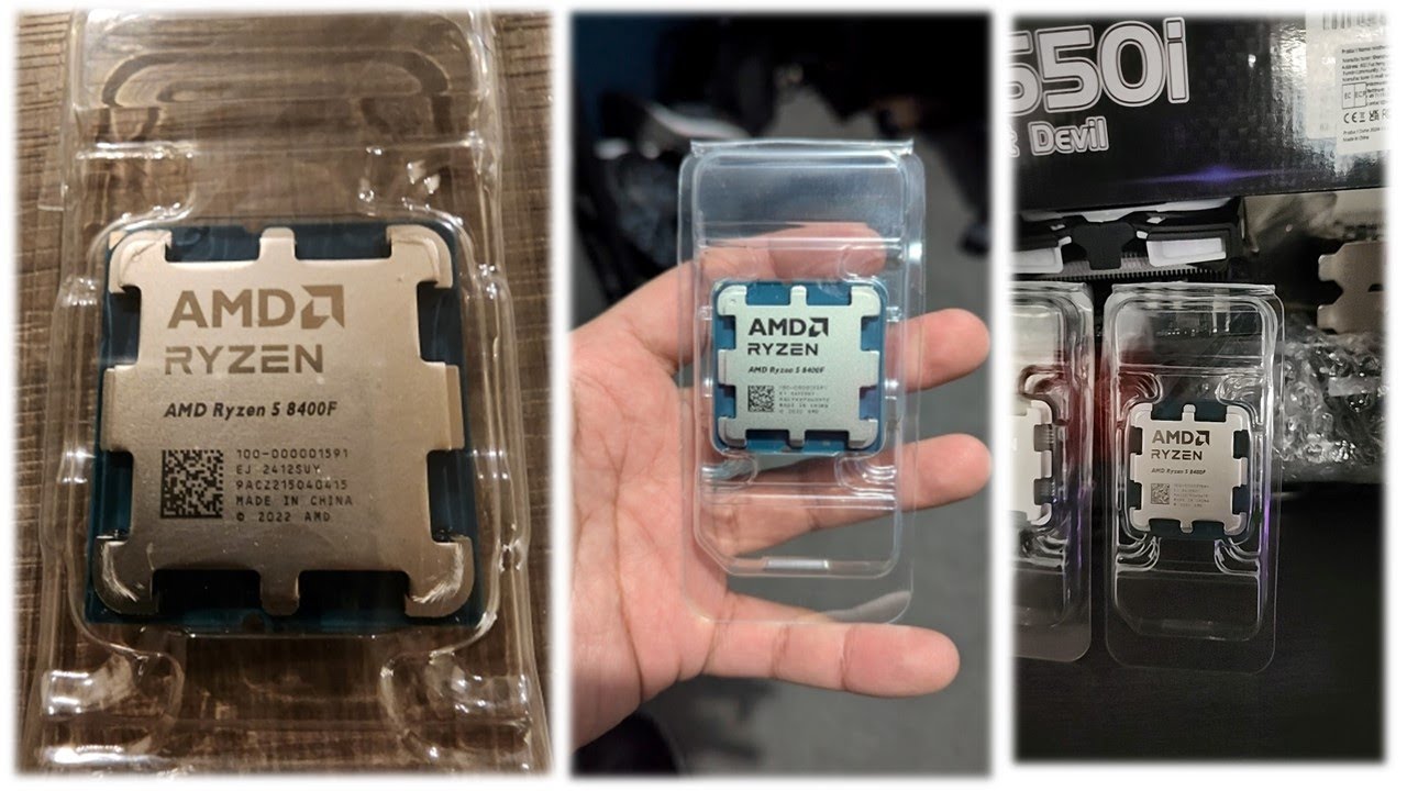 New AMD R5 8400F Ryzen 5 8400F 6 Cores 12 Threads 4.2GHz Desktop ...