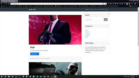 Nodejs CMS Tutorial For Beginners - YouTube