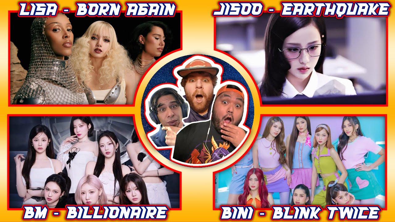 4 MV REACTION | LISA | JISOO | BINI | BABYMONSTER - YouTube