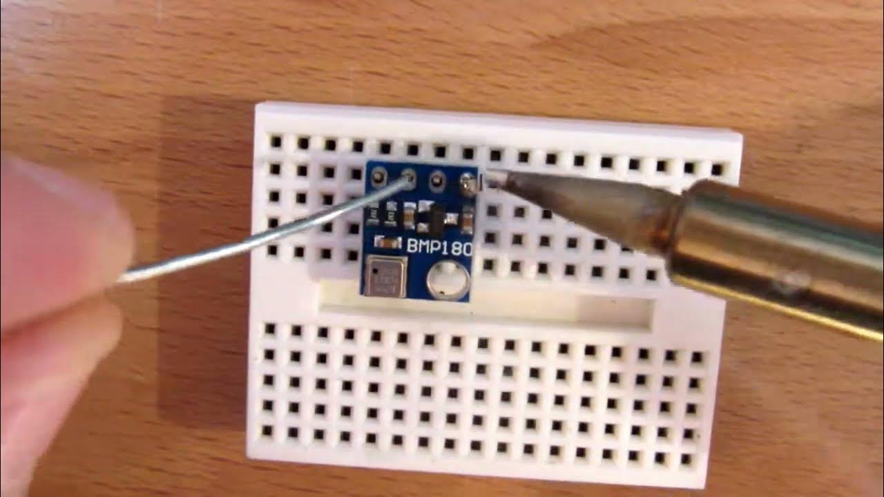 Soldering Header Pins - YouTube
