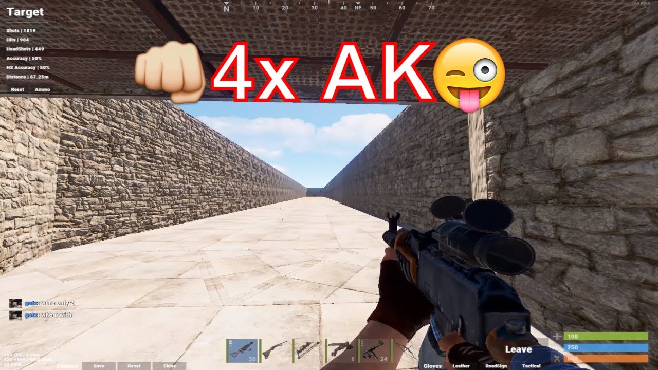 Rust AK-4x Macro low sens 05.12.2019 TR/EU- MACRO BLOODY - YouTube