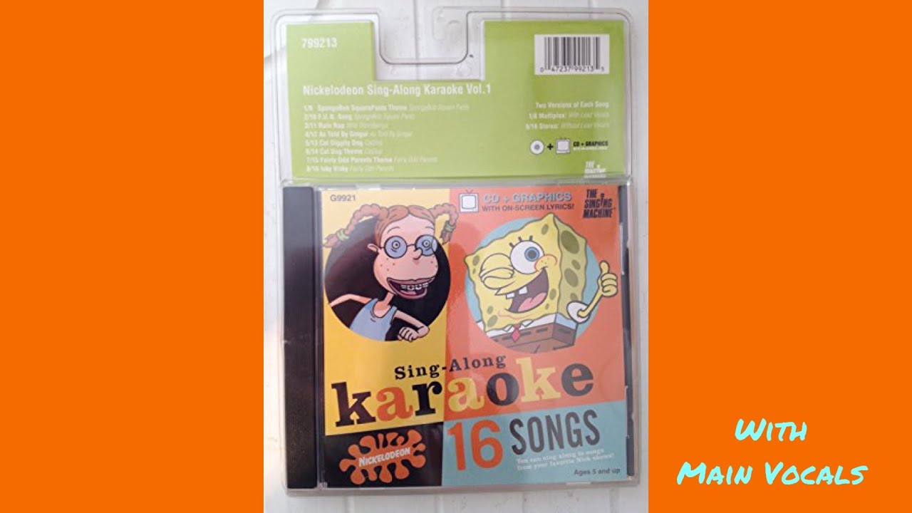 Nickelodeon Sing-Along Karaoke, Volume 1 (2003): On-Screen Lyrics, With ...